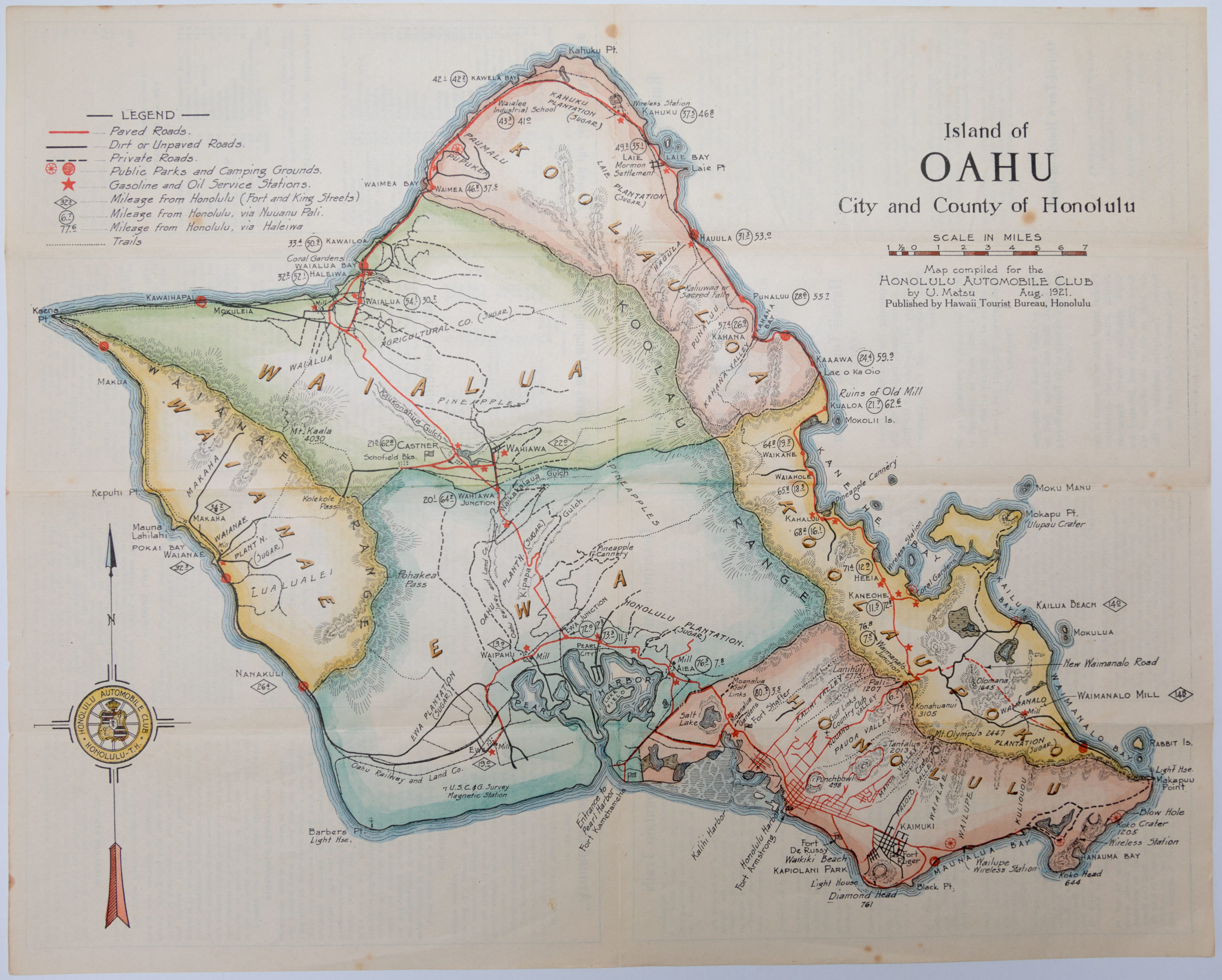 Island of Oahu. City and County of Honolulu - Neatline