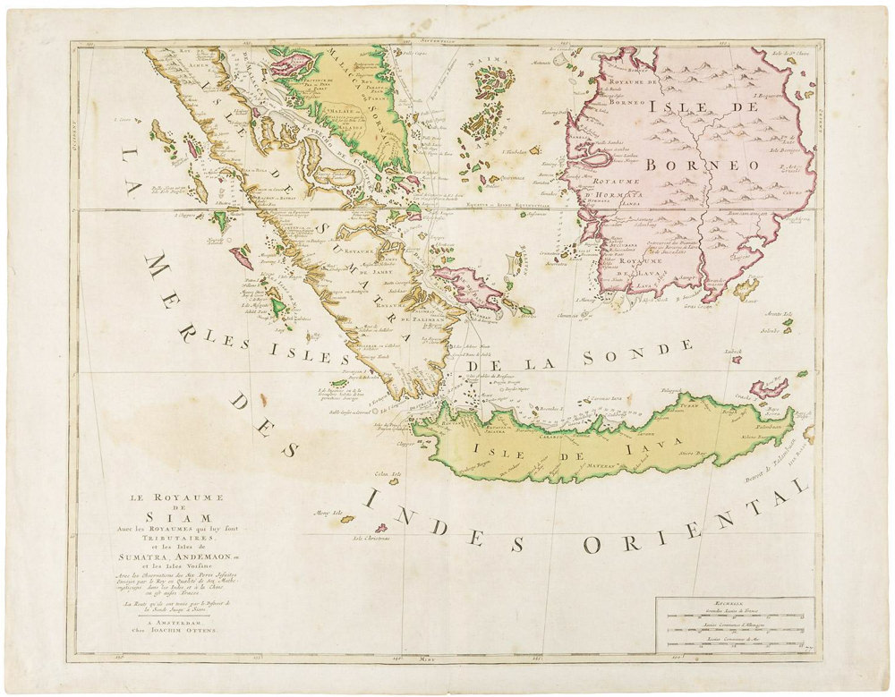 Le Royaume de Siam avec les Royaumes qui luy sont Tributaires...
