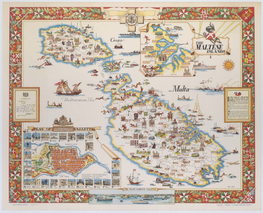 The Maltese Islands - Neatline