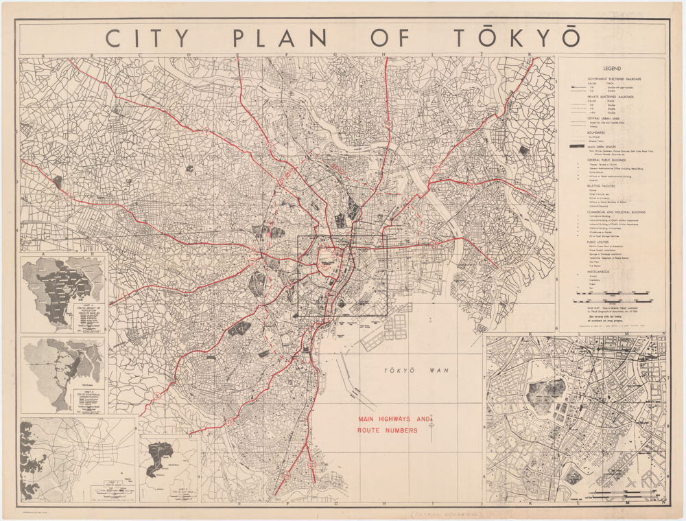 City Plan of Tokyo - Neatline