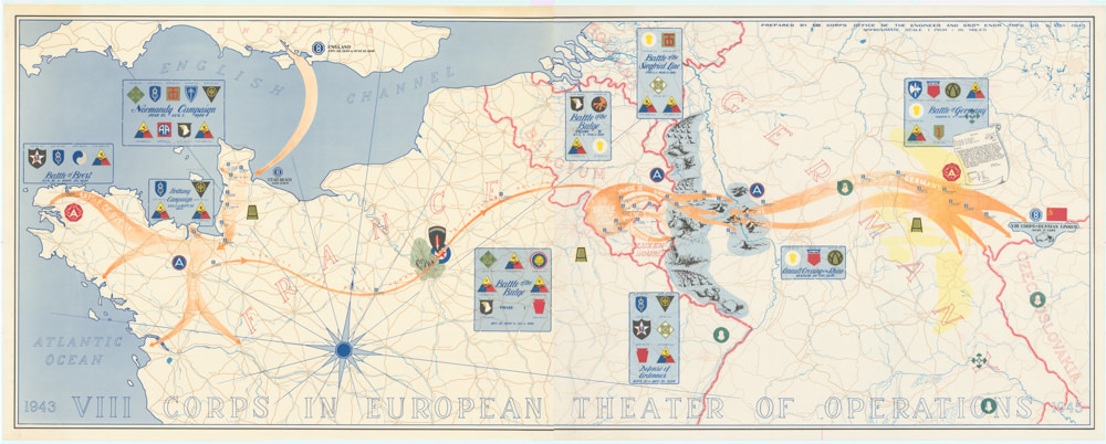 VIII Corps In European Theater of Operations - Neatline
