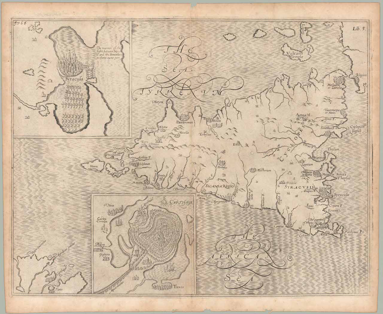 [Untitled Map of Sicily, Syracuse, and Carthage] - Neatline