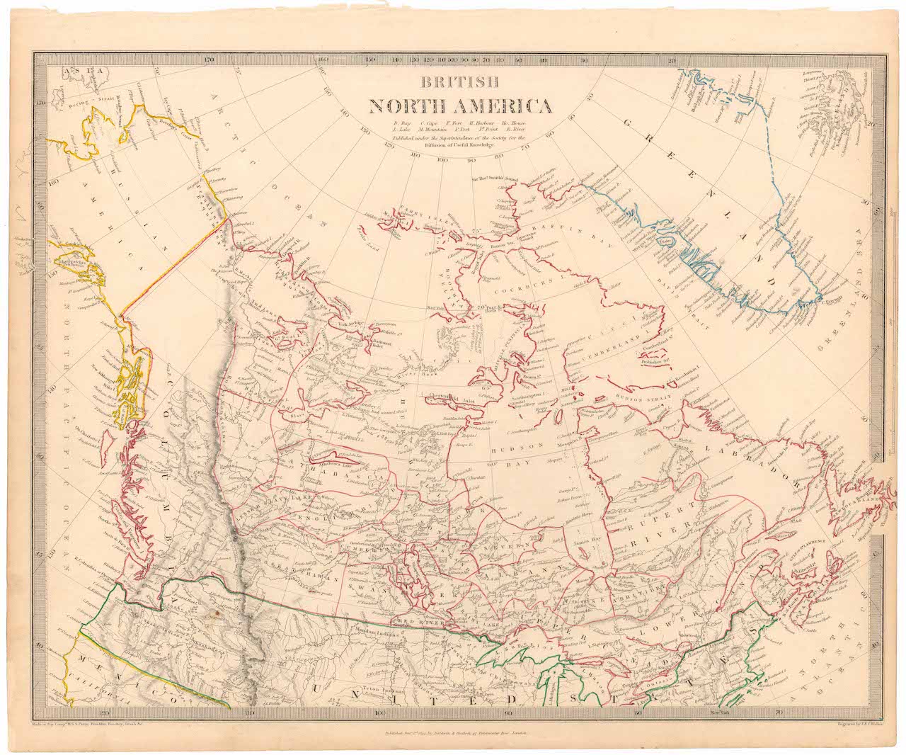 British North America. - Neatline