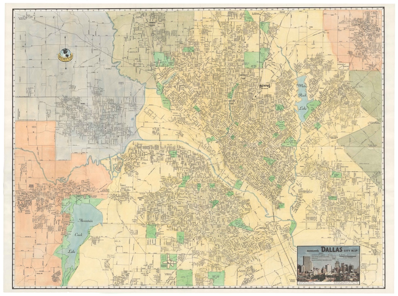 Ashburn's Dallas City Map.