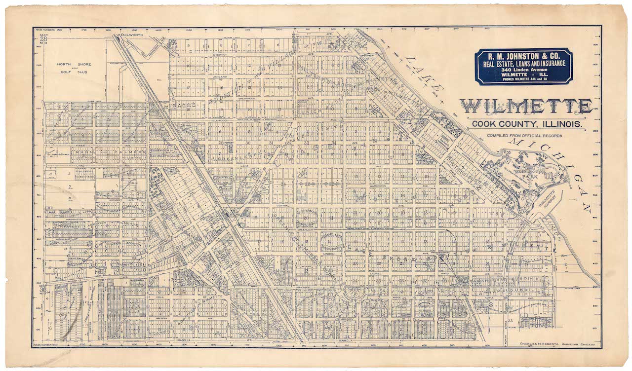 Wilmette - Cook County, Illinois, Compiled from Official Records ...