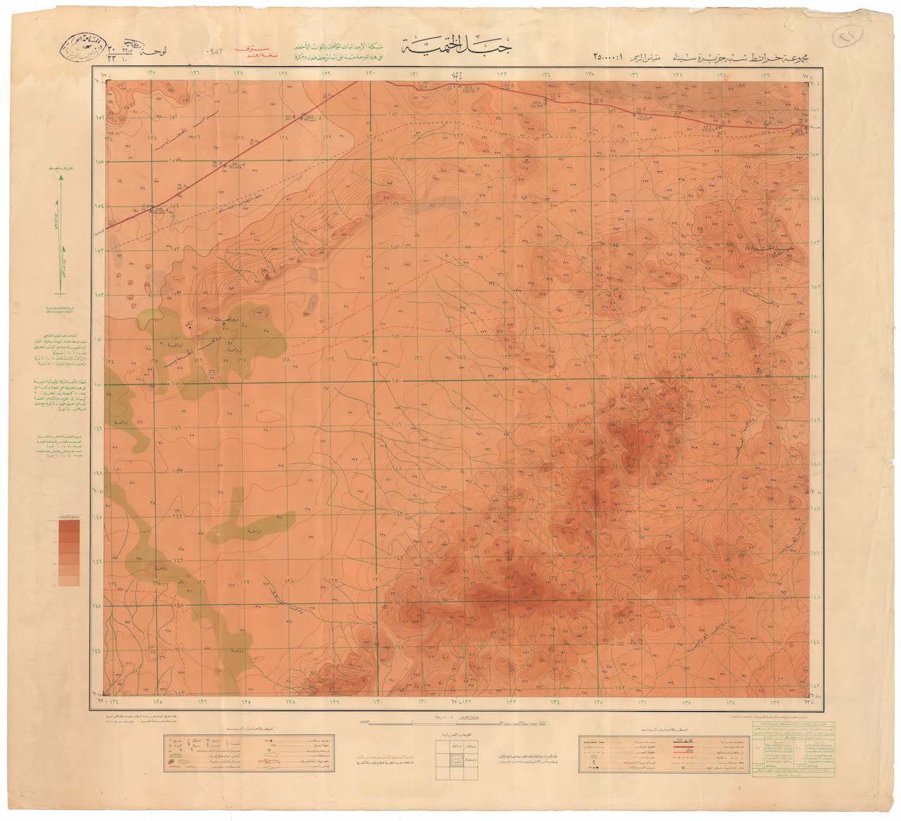 [Secret Map number 0957] Jabal al-Khatmiah - Neatline