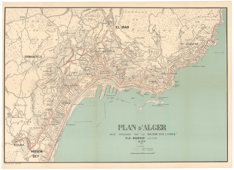 Plan d’Alger. - Neatline