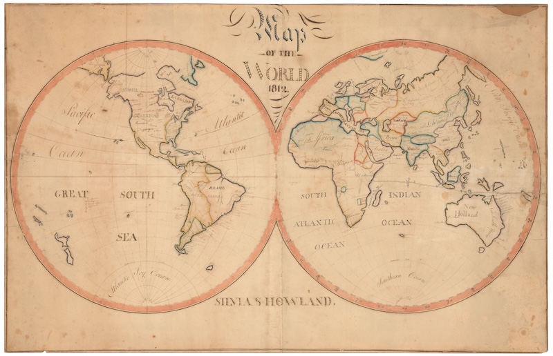 Map of the World. 1812. - Neatline